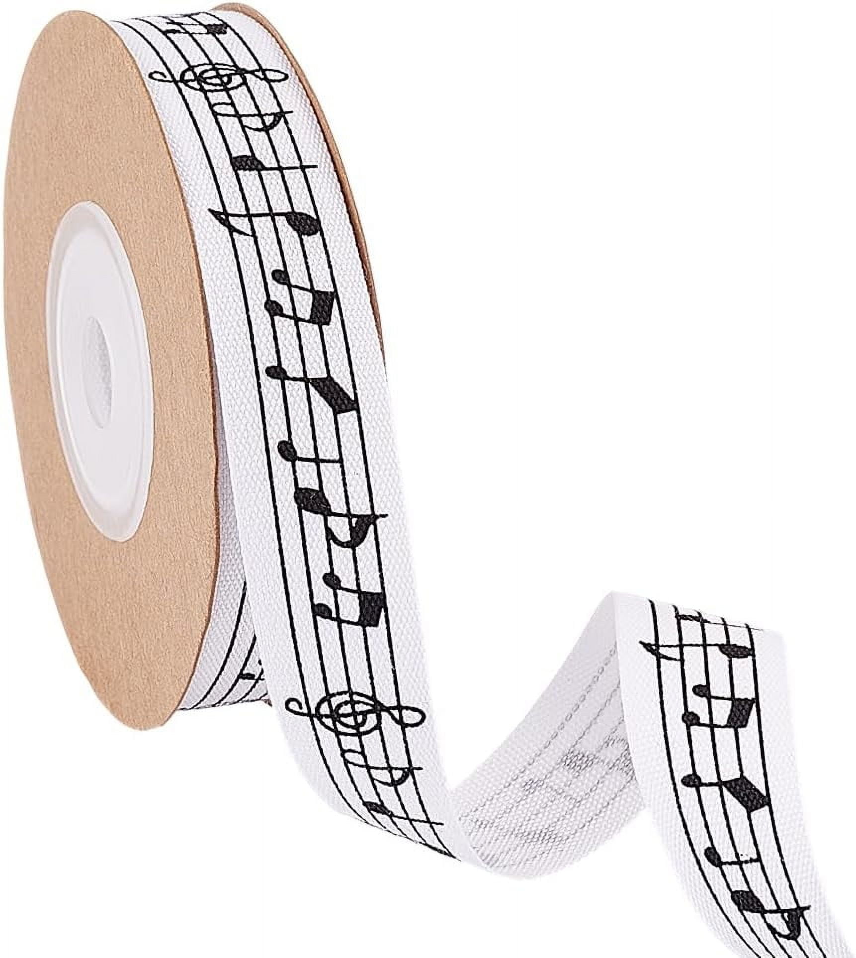 10.94 Yards Musical Note Print Ribbons 5/8 Inch(15mm) Width Music ...