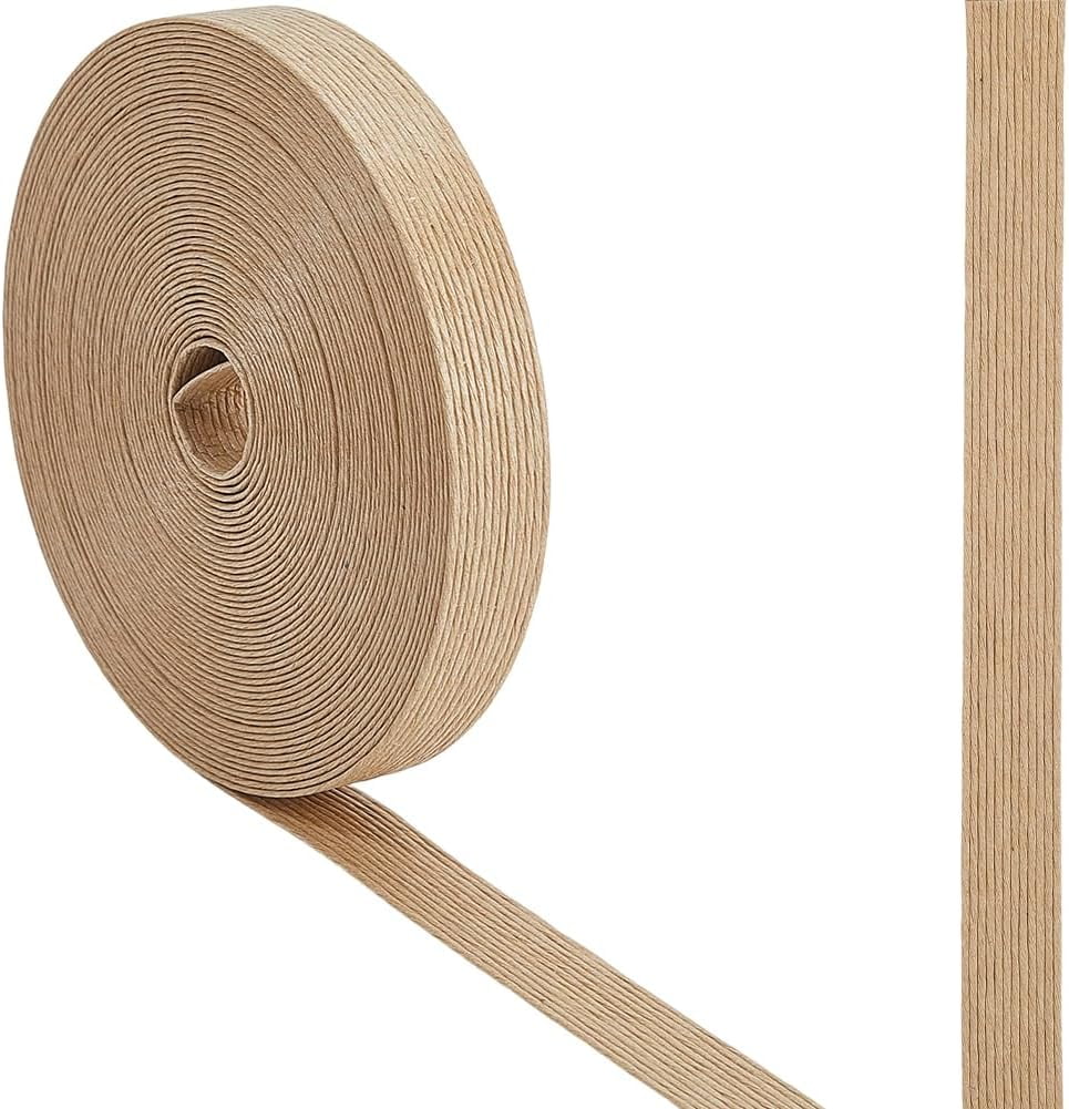 10.94 Yards Paper Rattan Weaving Cane 12-Ply Flat Paper Cords Twine 0.6 ...