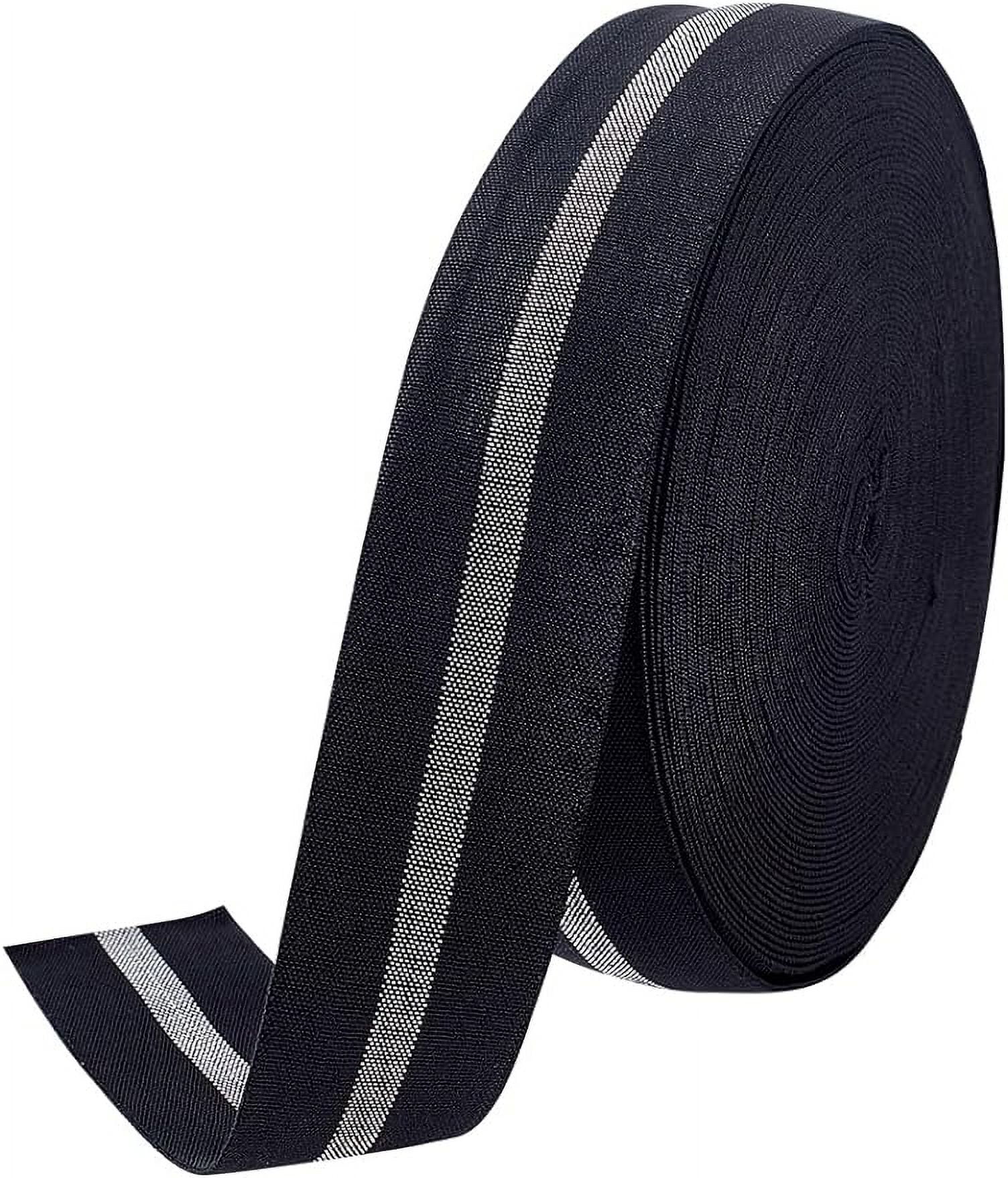 10.9Yards 1 Inch Sewing Stretch Elastic Bands with Silver Glitter in ...