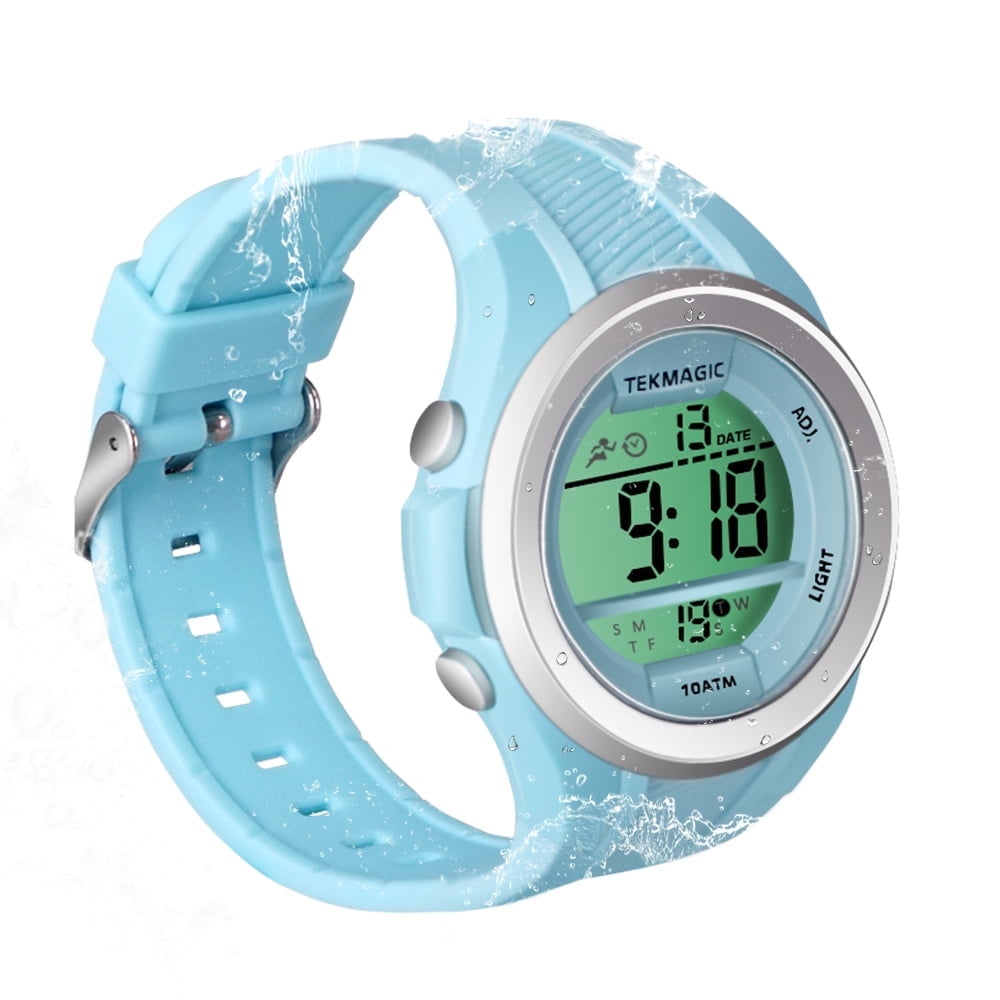 TEKMAGIC Digital Youth Sports Watch, 10 ATM Waterproof, 100m Swimming ...