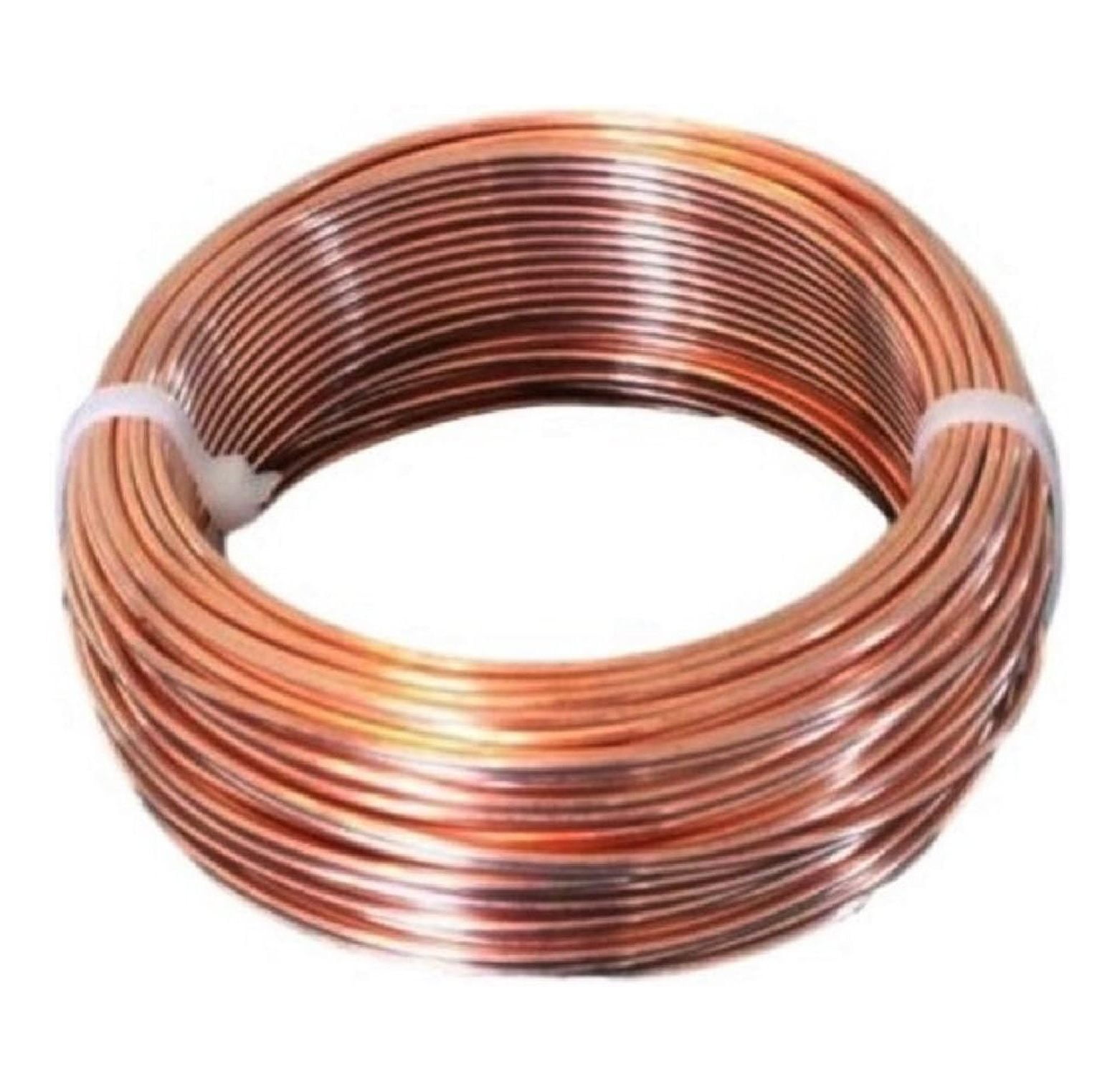 10 AWG Bare Copper Wire 25 Ft (Half Hard) Coil Single Solid Copper Wire ...