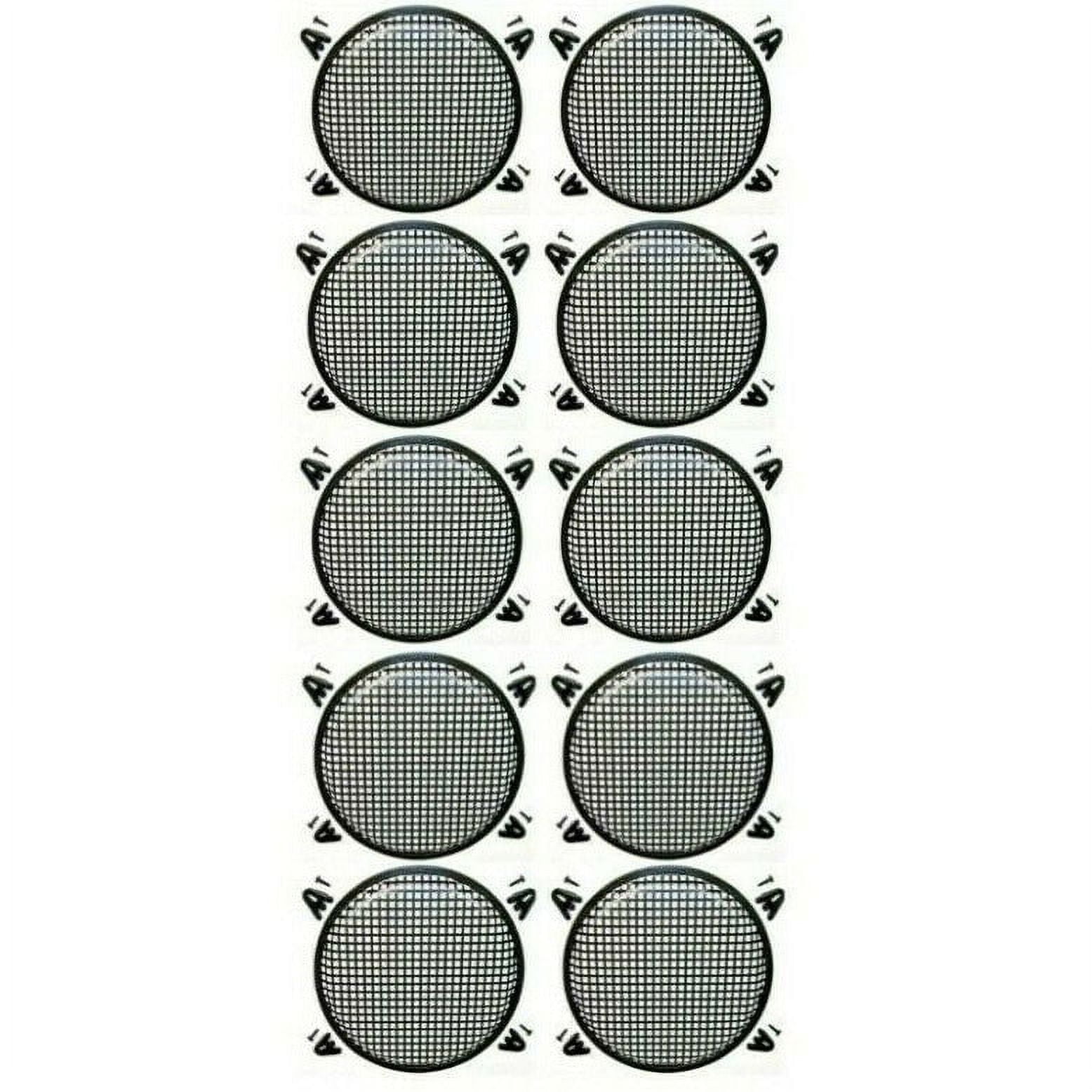 10 Absolute 10" Subwoofer Metal Mesh Cover Waffle Speaker Grill Protect ...