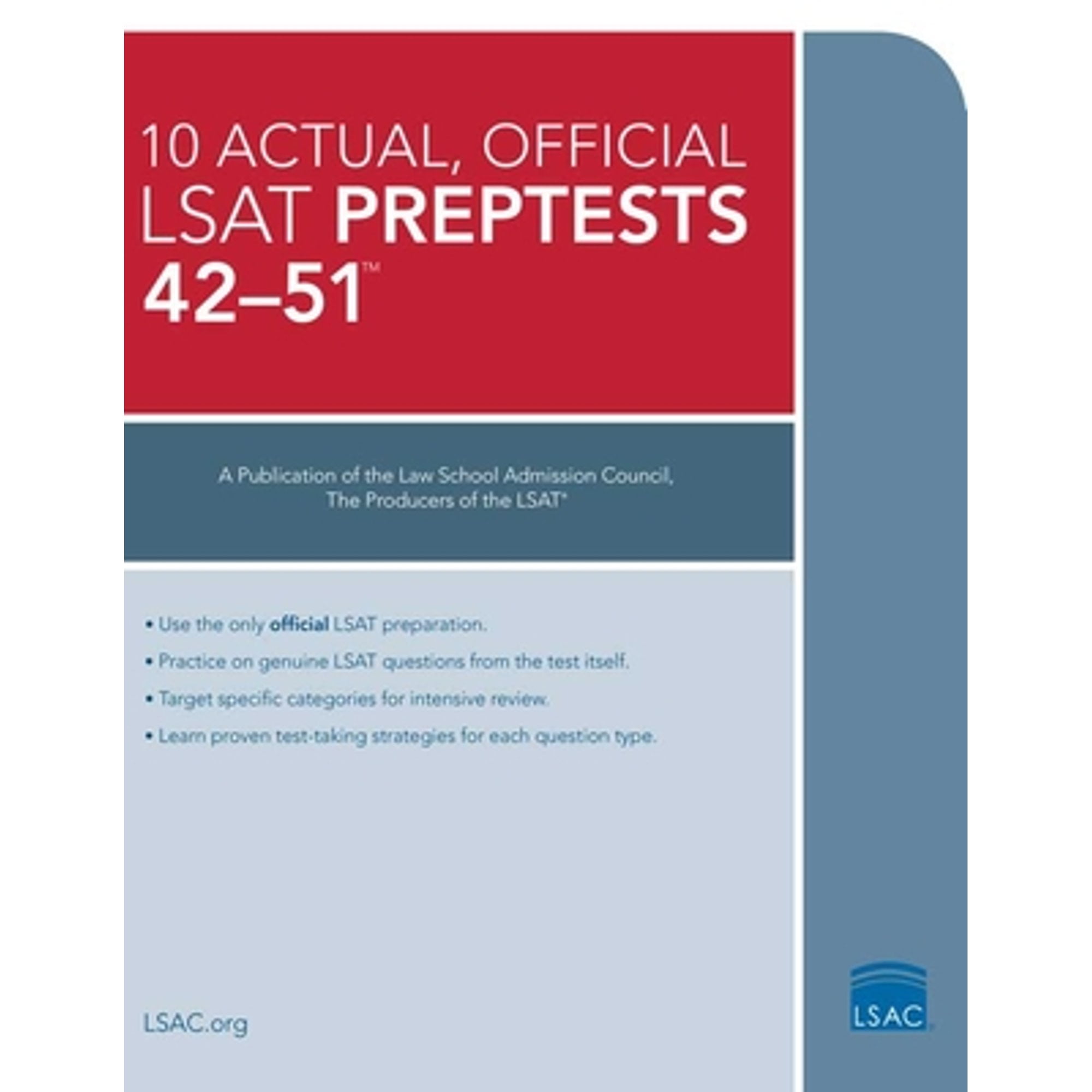 Pre-Owned 10 Actual, Official LSAT Preptests 42-51: (Preptests 42-51 ...