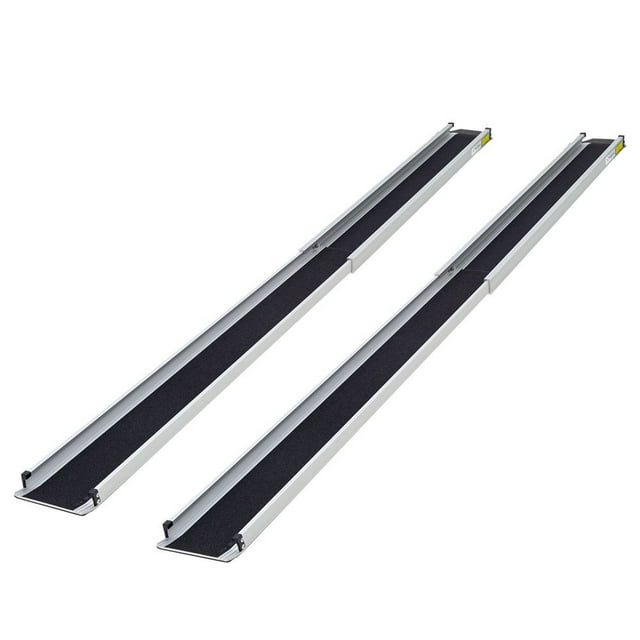 10' Lightweight Portable Handicap Wheelchair Telescoping Track Ramps ...