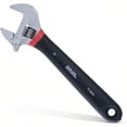 10" Adjustable Wrench, /8" Jaw Capacity, Cr-V , Hex Jaw design, Smooth ...