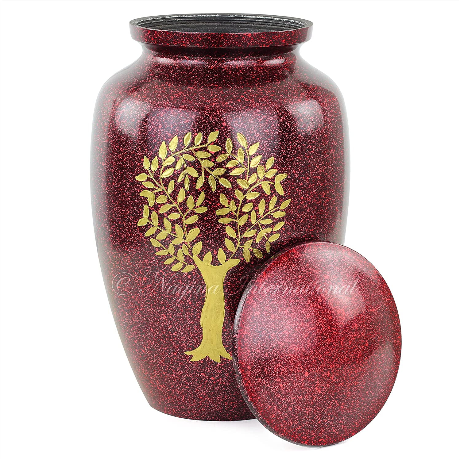 10" Aluminum Cremation Funeral Urns for Adult Human & Pet Loss ...