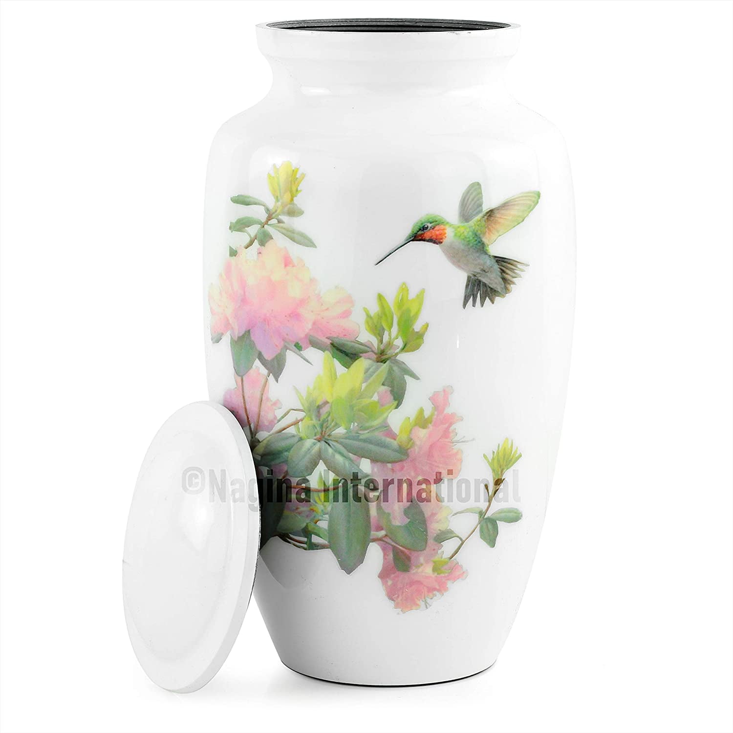 10" Aluminum Metal Cremation Urn for Cremated Human Ash Remains Storage ...