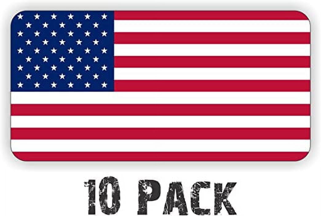 10 American Flag Hard Hat Stickers | Decals | Labels Tool Lunch Box ...