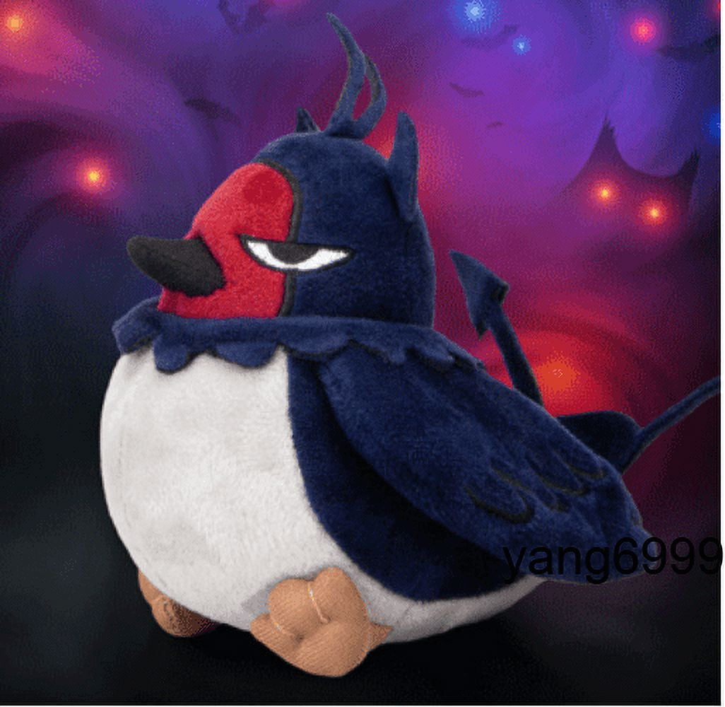 10'' Anime Crow Bird Plug Nero Plush Toy Soft Stuffed Plushie Animal ...