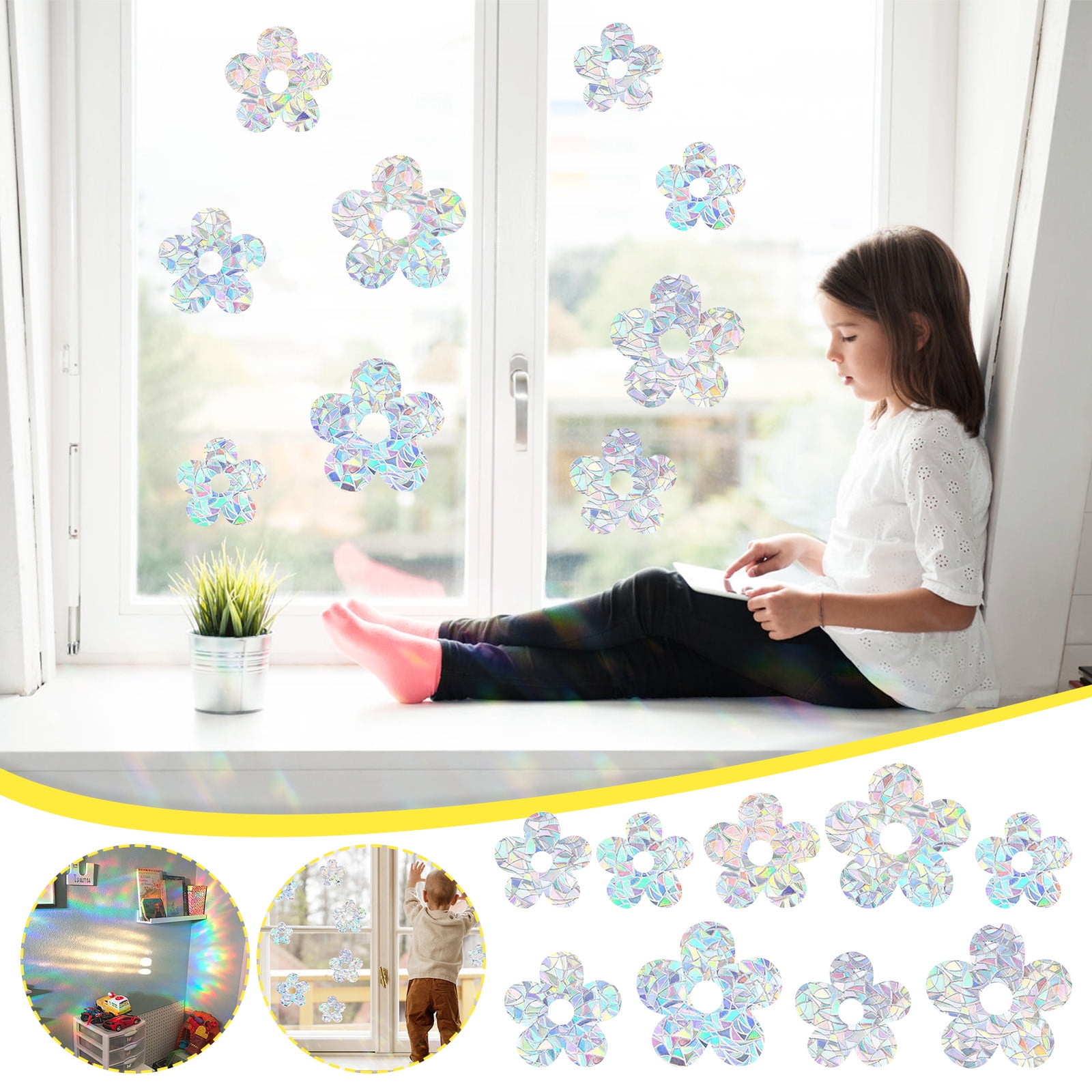 Under 10, Anti-bird Window Sticker, Glass Window Decal, DurableAdhesive ...