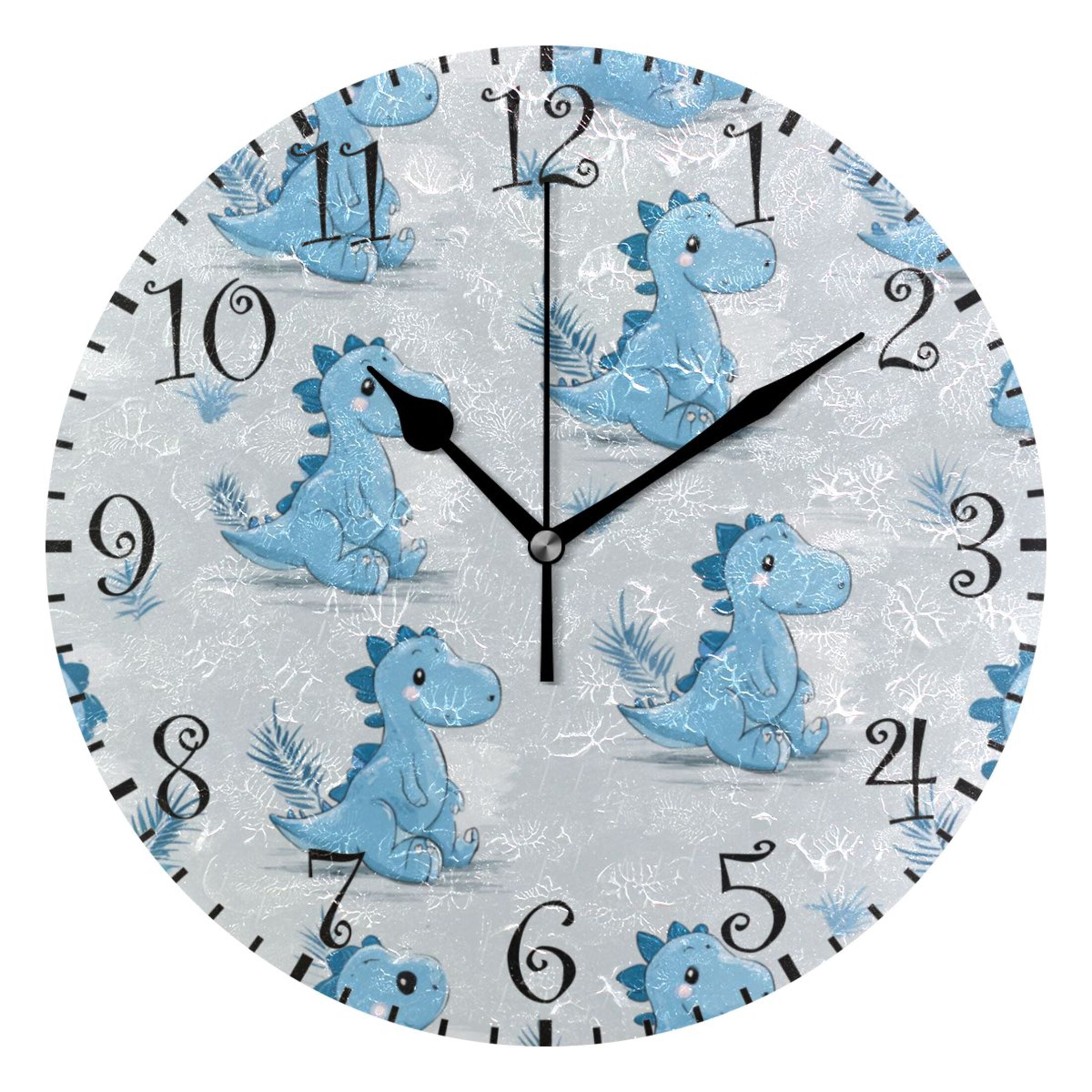 10" Artistic Round Wall Decorative Desk Clock Wall Clock Home Decor ...