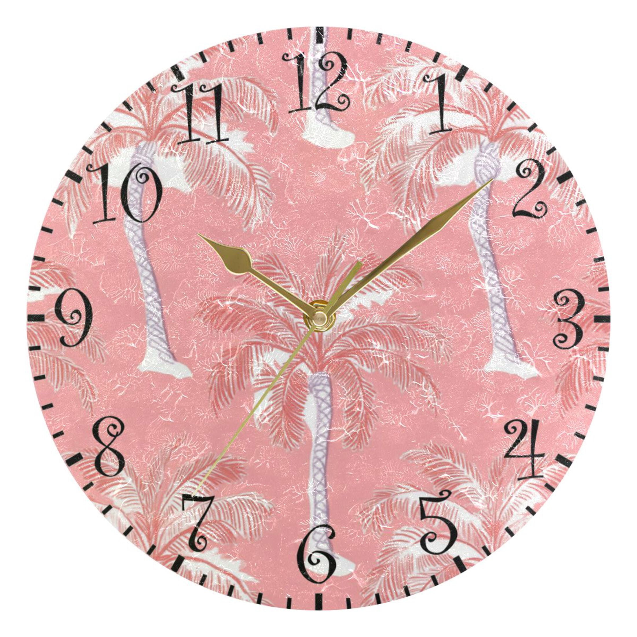 10" Artistic Round Wall Decorative Desk Clock Wall Clock Home Decor ...