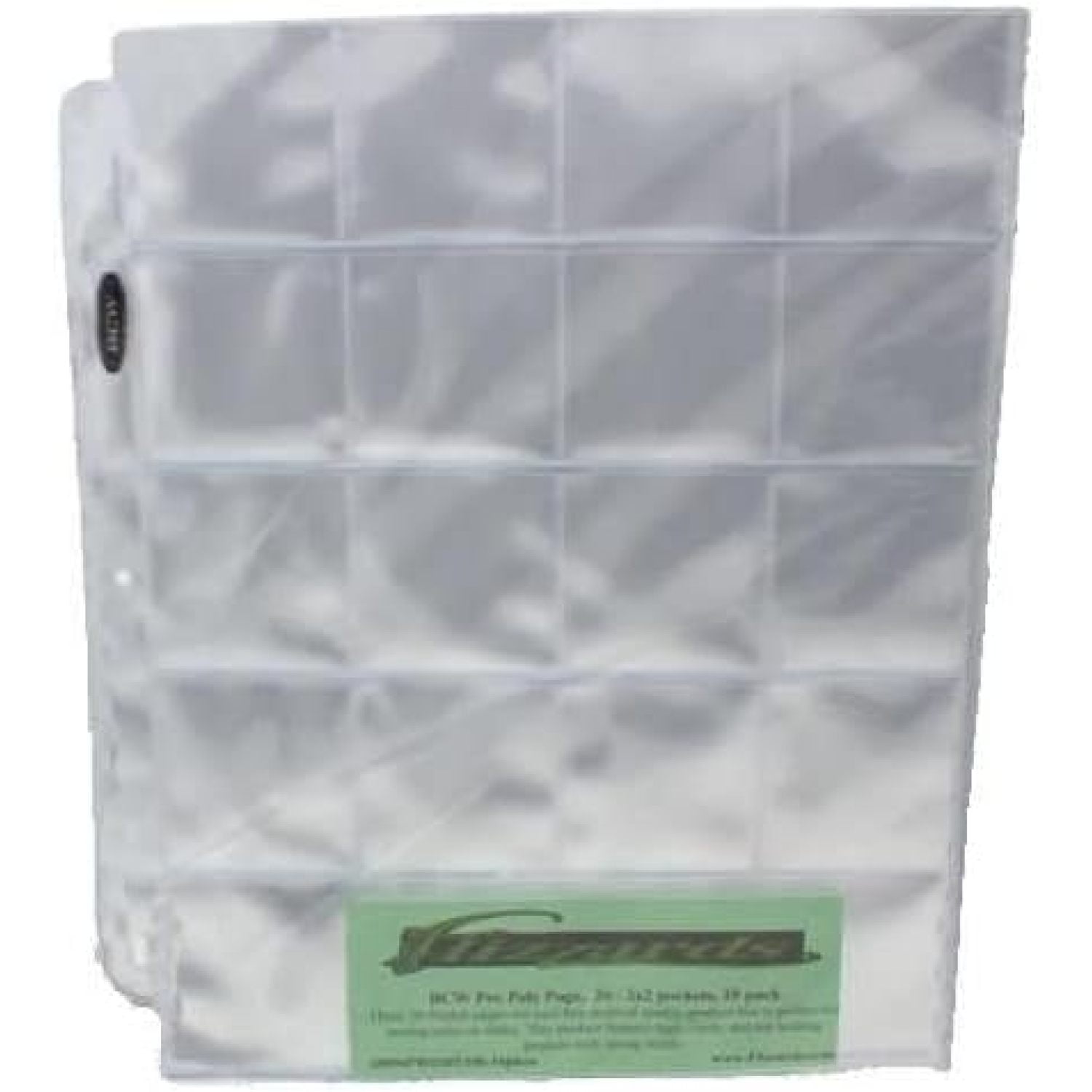 10 BCW Pro Poly 20 Pocket Pages for 2x2 Coin Flips or Photo Slides ...