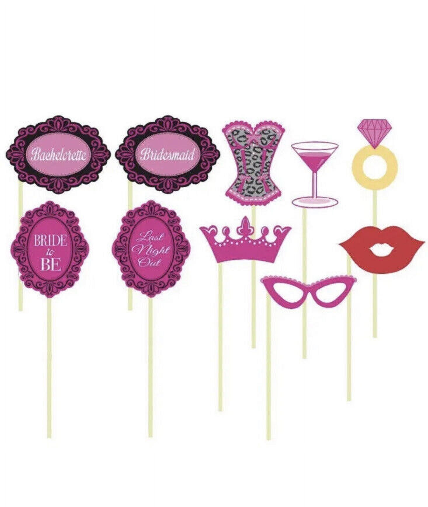 10 BRIDE TO BE PHOTO PROPS BRIDAL BASH PARTY DECORATION BACHELORETTE ...
