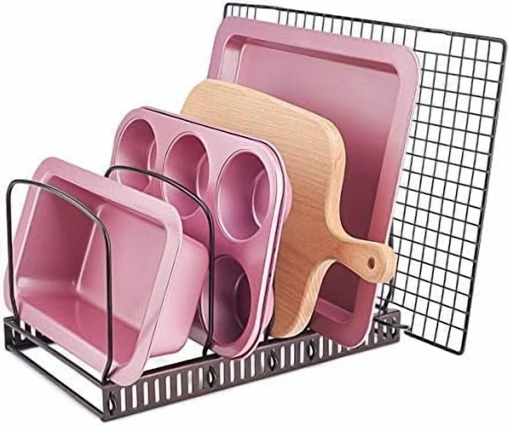 10+ Bakeware Organizer Rack for Kitchen Bakeware, Cookware, Dinnerware ...