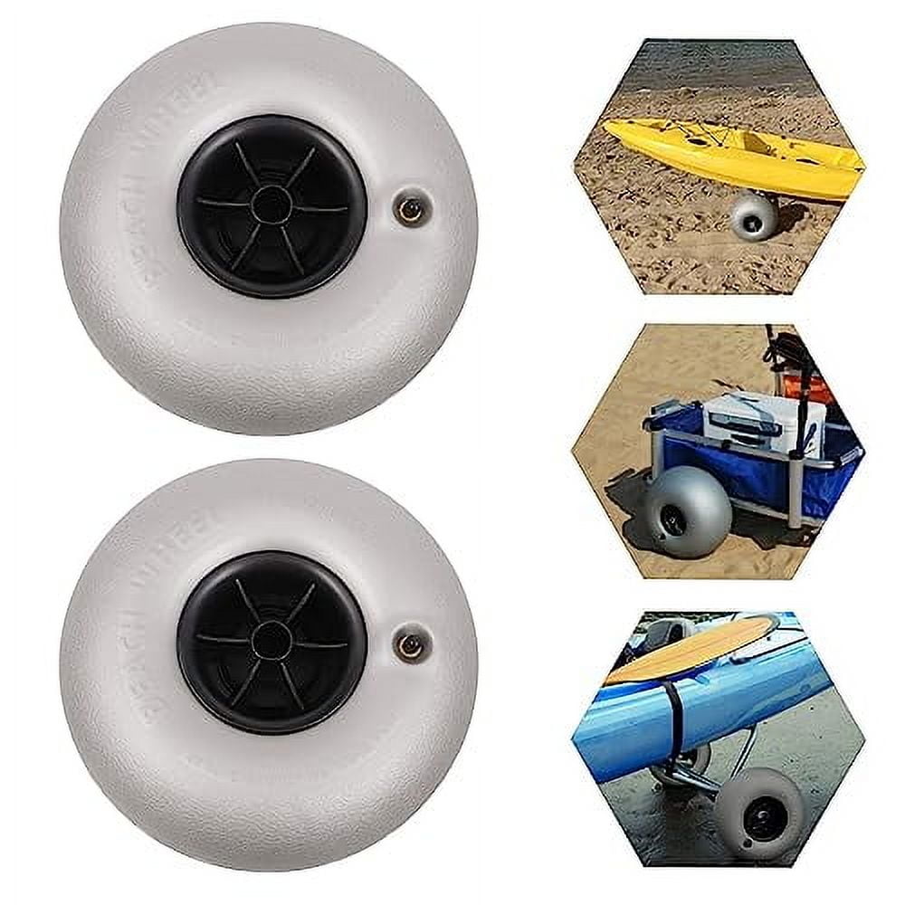 10" Balloon Wheels Beach Cart Tires, Replacement Balloon Wheels Beach ...
