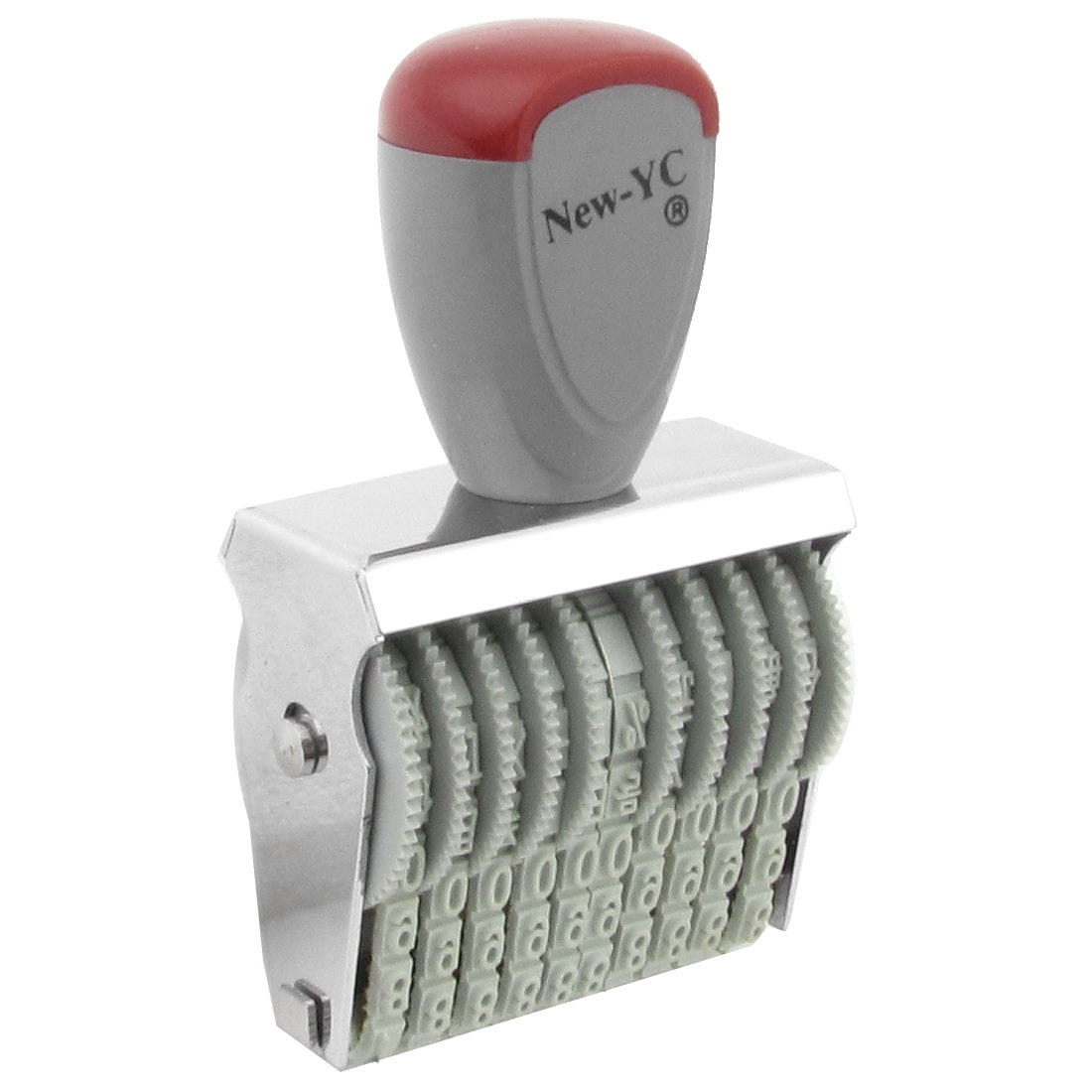 10 Band Changeable 0-9 Number Date Stamp Rolling Wheel Stamp 5mm x 3mm ...