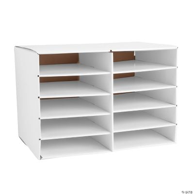 10-Bay Paper Storage Box, Classroom, Educational, 1 Piece - Walmart.com
