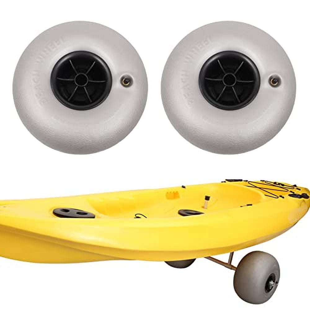 10" Beach Replacement Balloon Wheels Tires, Cart Tires with Axle Hole ...