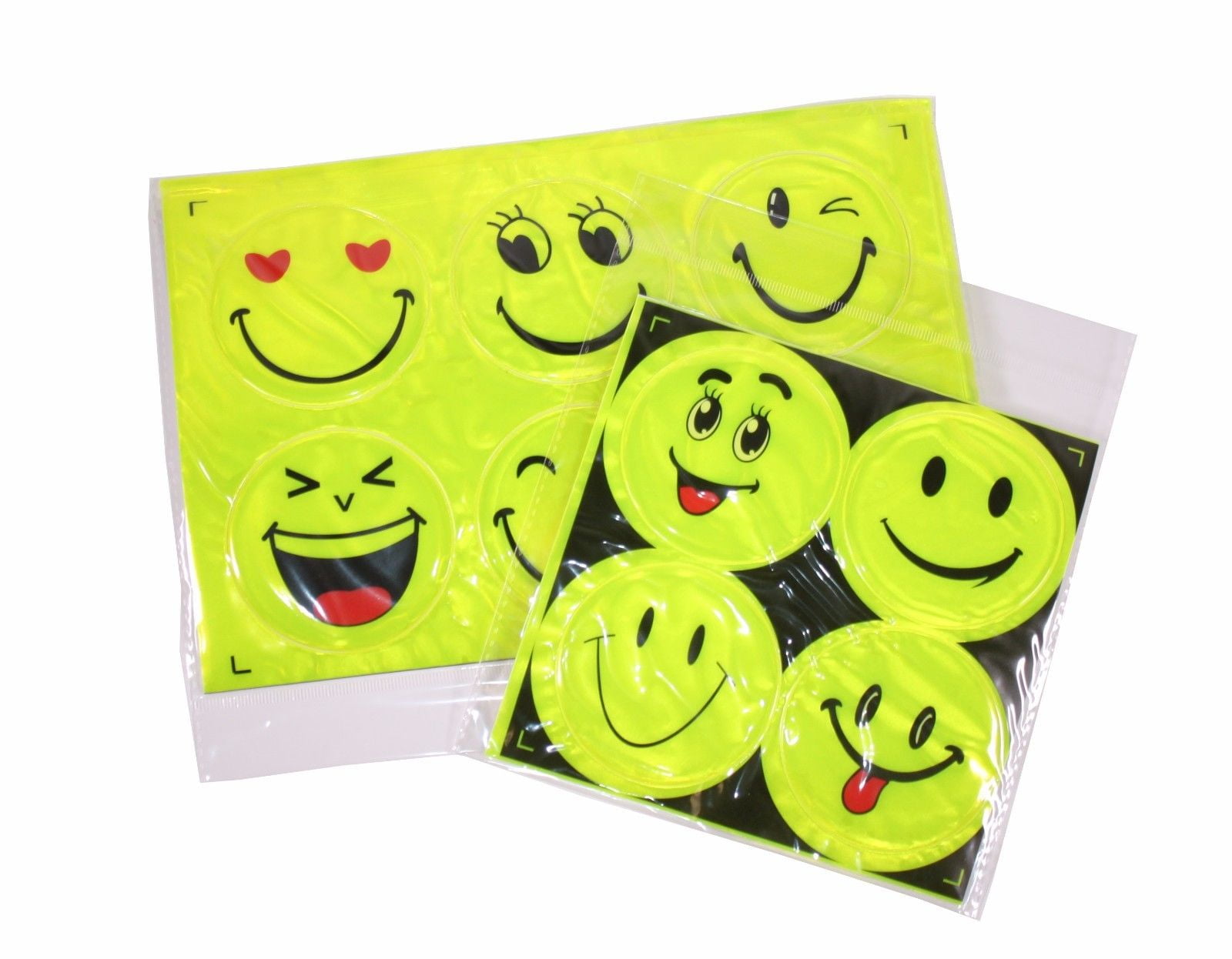 10 Big Face Plastic Sticker Paster Waterproof Reflective Light Home ...