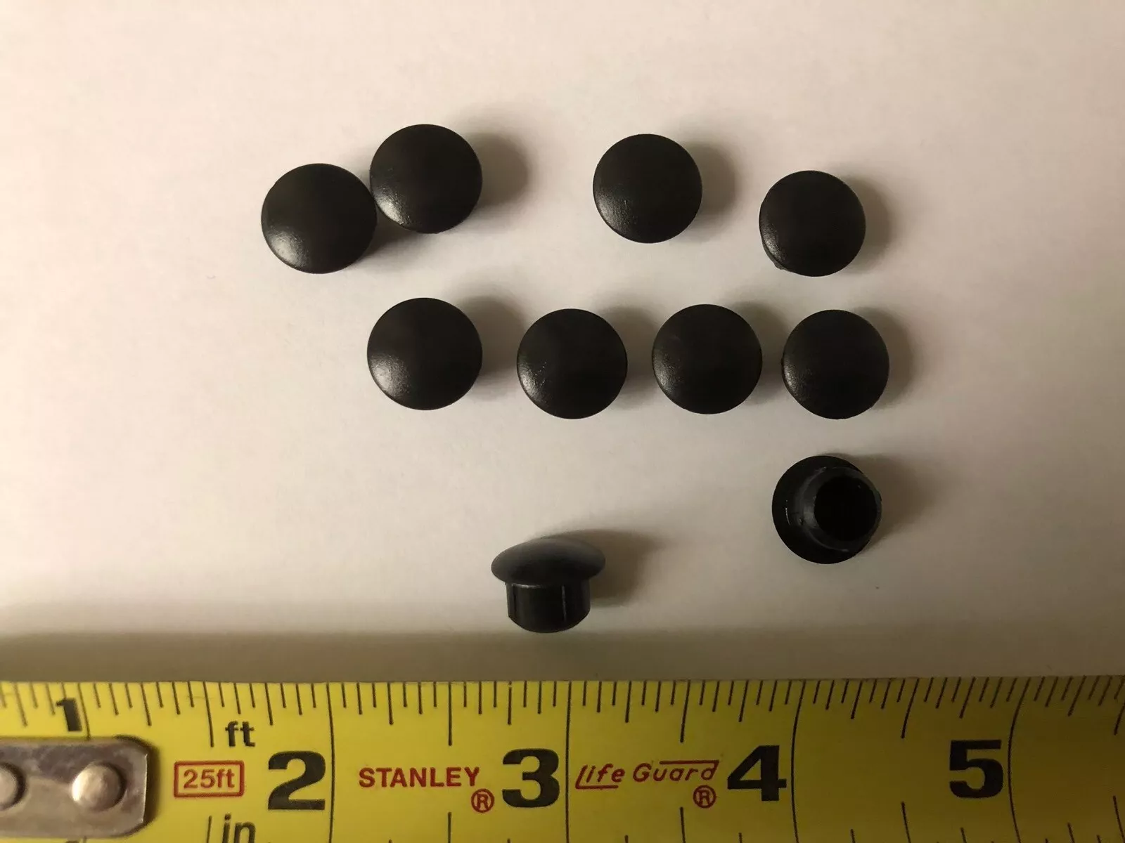 10 Black 3/8 Inchcolored Plastic Hole Plugs Cars Bumpers Fences Patio ...