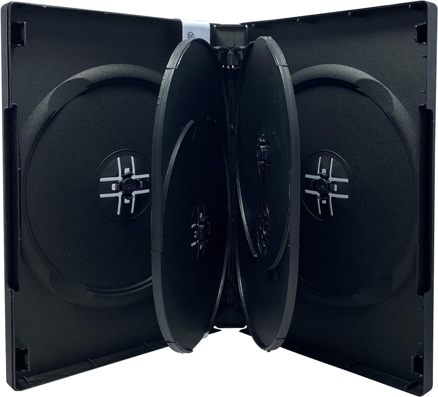 10 Black 6 Disc DVD Cases - Walmart.com