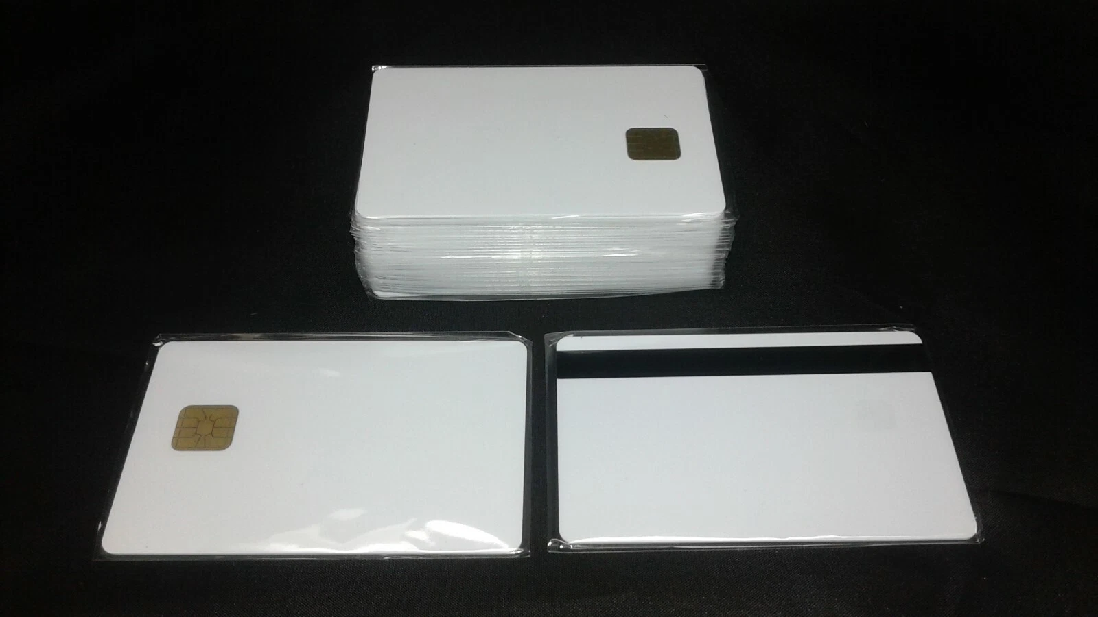 10 Blank Smart Card With Sle4428 Chip Magnetic Strip Hico 3 Track ...