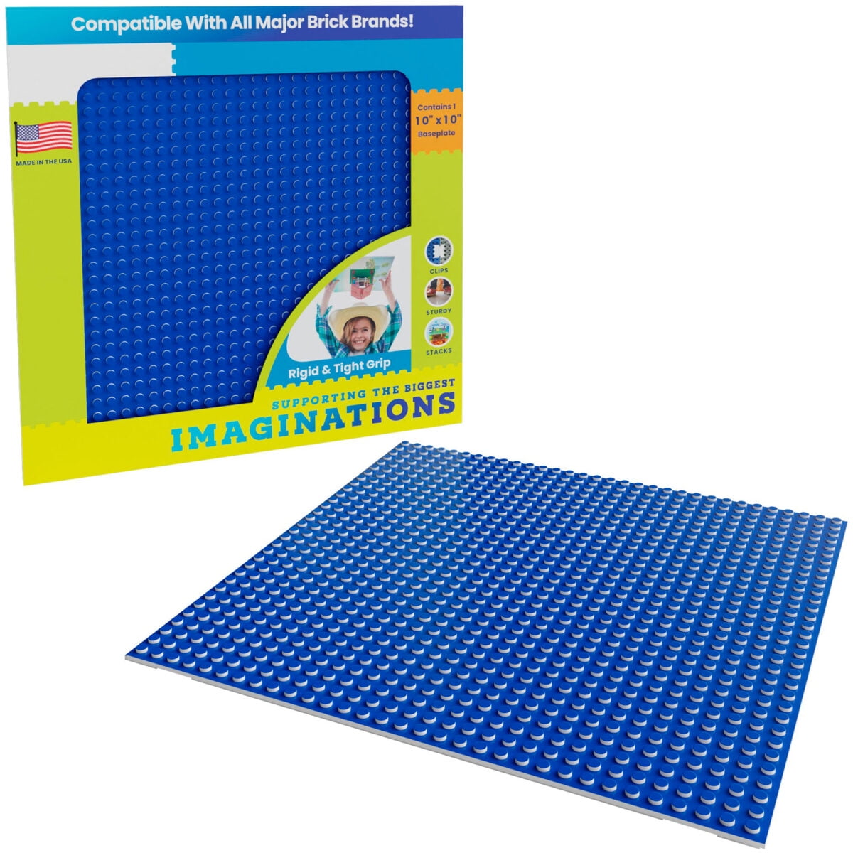 10" Blue Baseplate (1Pack) - Walmart.com