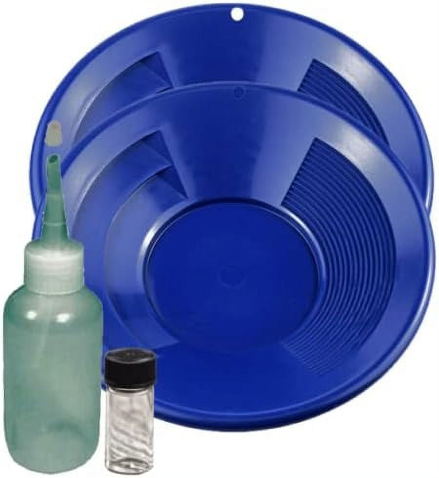 10" Blue Pan Panning Kit with Sniffer Vial - Walmart.com