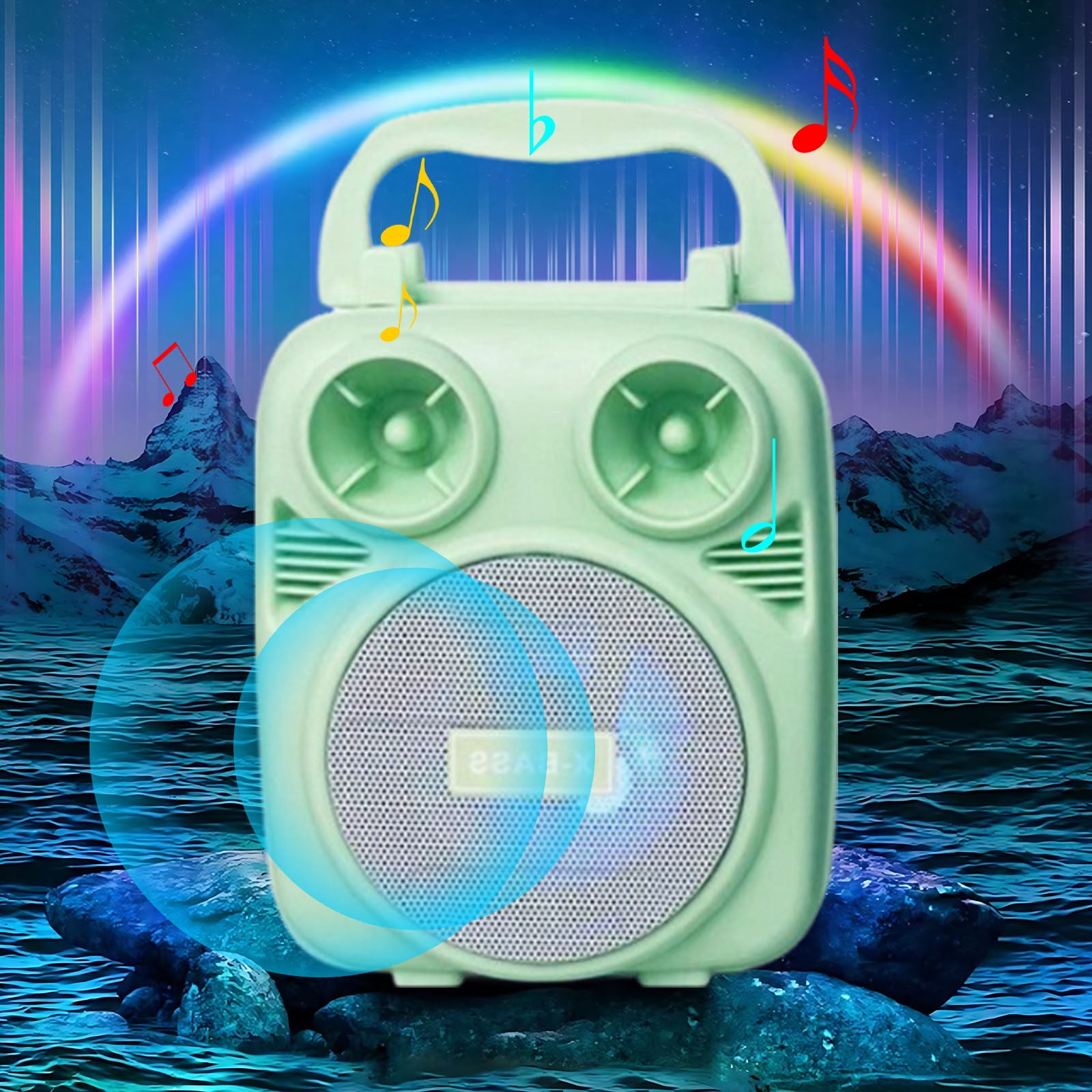 Under 10, Bluetooth Portable Speaker, Waterproof Outdoor, 30W Subwoofer ...