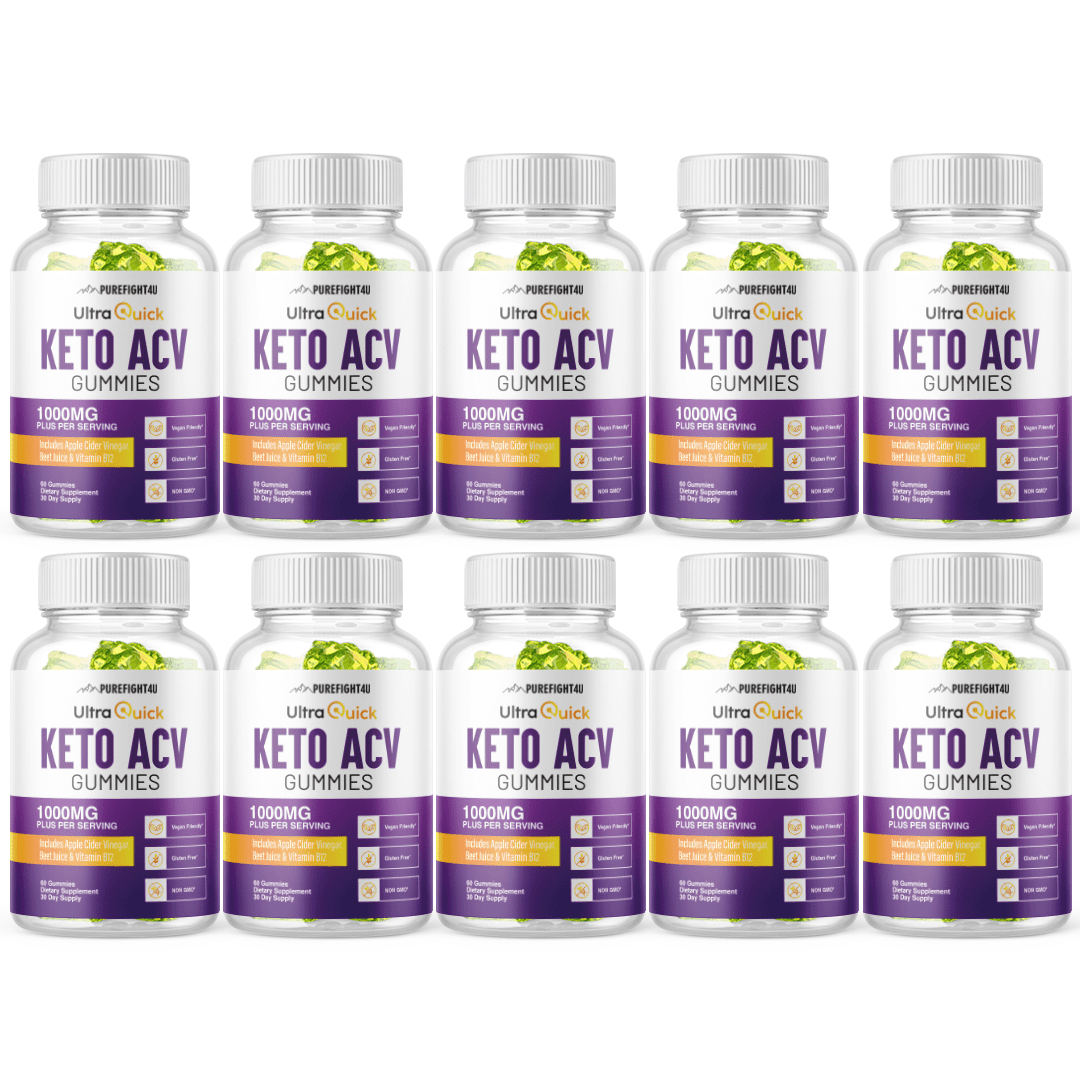 10 Bottles Keto ACV Ultra Quick Gummies-600 Gummies - Walmart.com
