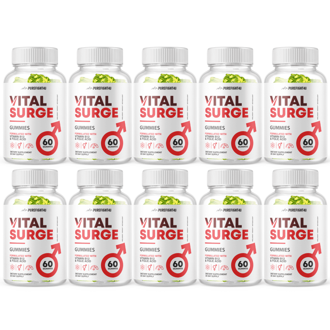 10 Bottles Vital Surge Gummies-600 Gummies - Walmart.com