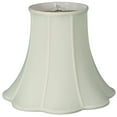 10" Bottom Outside Scallop Bell Lamp Shade White - Walmart.com