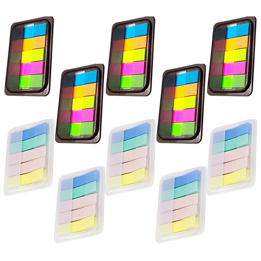 10 Boxes Index Stickers Sticky Page Tags Book Cases School Supllies ...