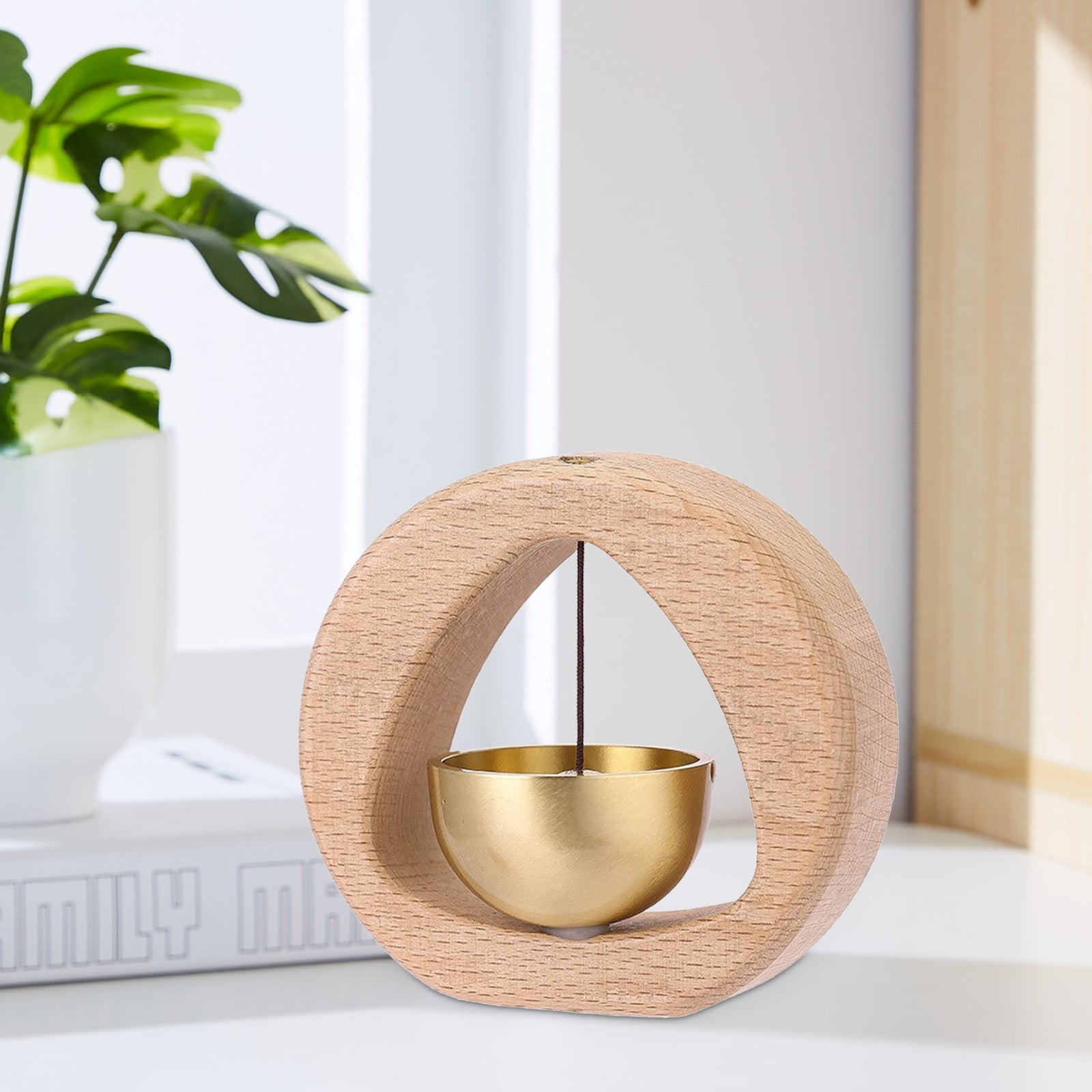 Under 10, Brass Wood Dopamine Doorbell, Handcrafted Bells Chimes ...