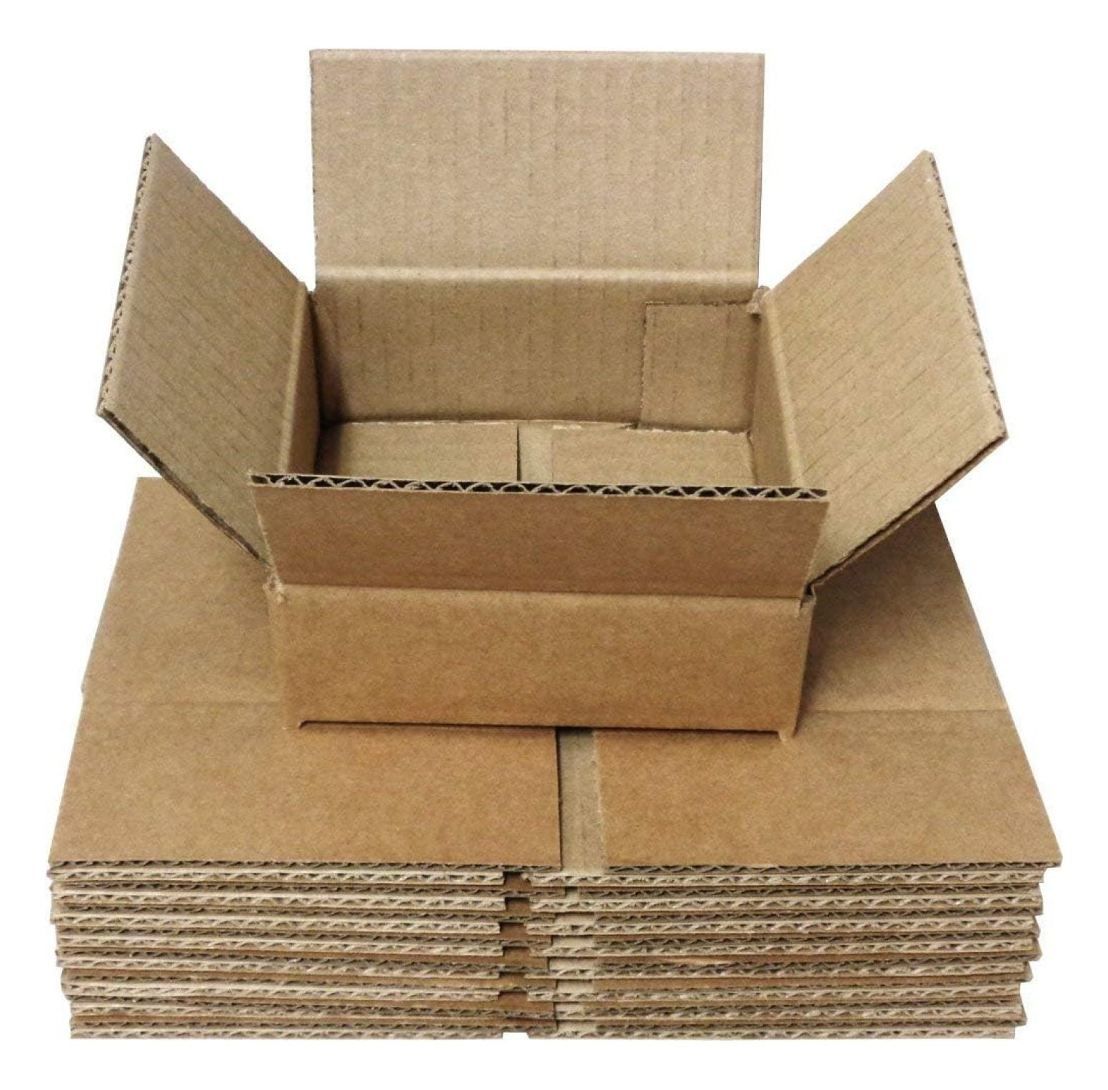 (10) Brown Cardboard Storage Shipping Boxes - Each Holds 5 - CDBC05 ...