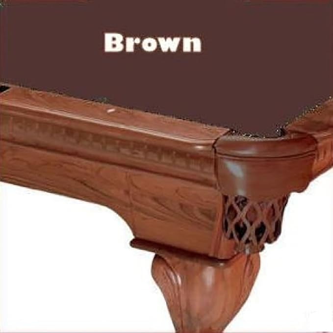 10' Brown ProLine Classic 303 Billiard Pool Table Cloth Felt - Walmart.com