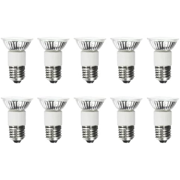 10-Bulbs 75 Watt JDR MR16 75W 130 Volt Medium Base E27 Hood Flood Lamp ...
