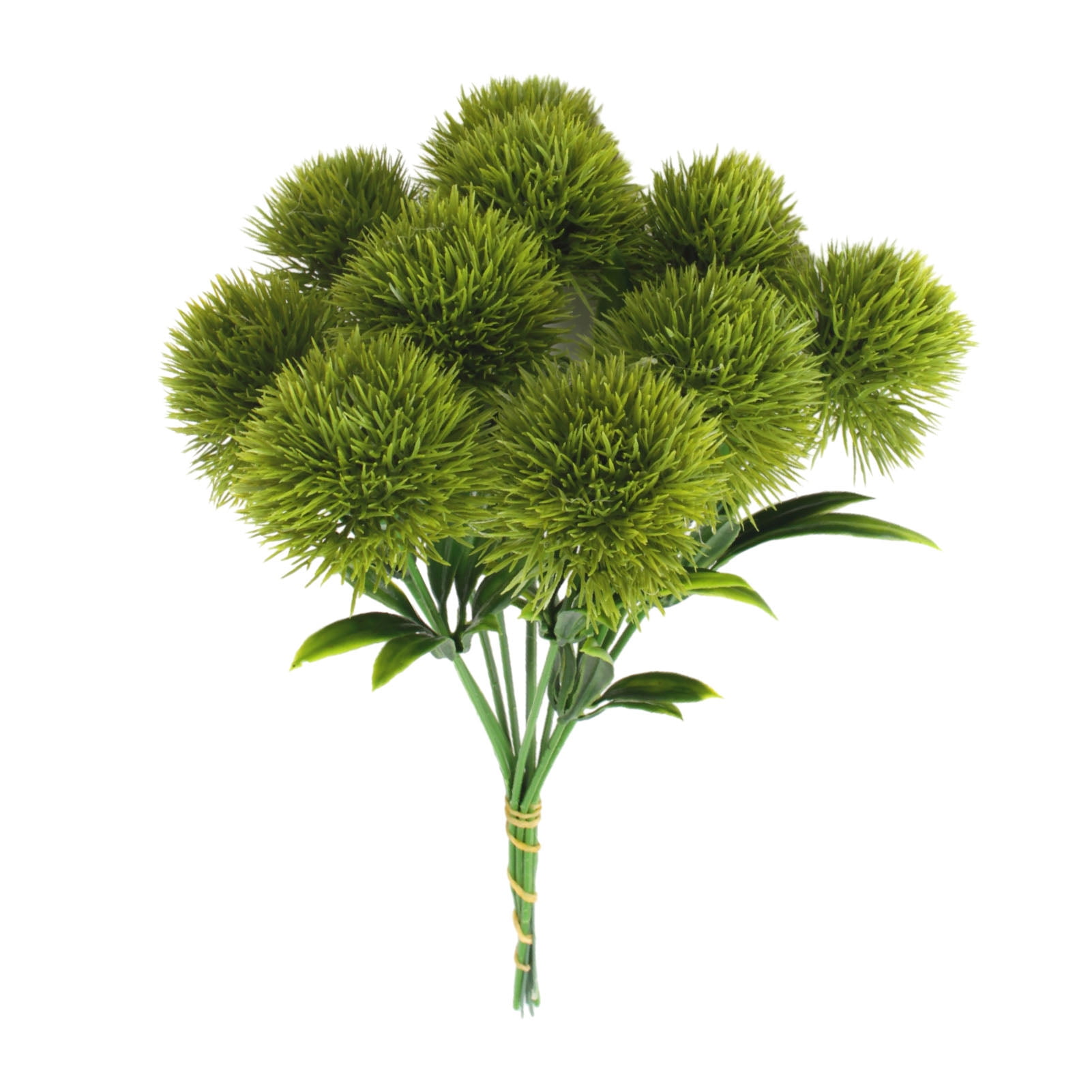10 Bunches Simulated Dandelion Flower Ball Lifelike Odorless No ...