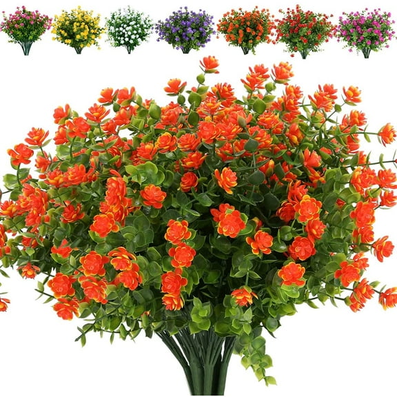 Artificial Violet Garden Stakes | 22 Inch Faux Flowers with Ground ...