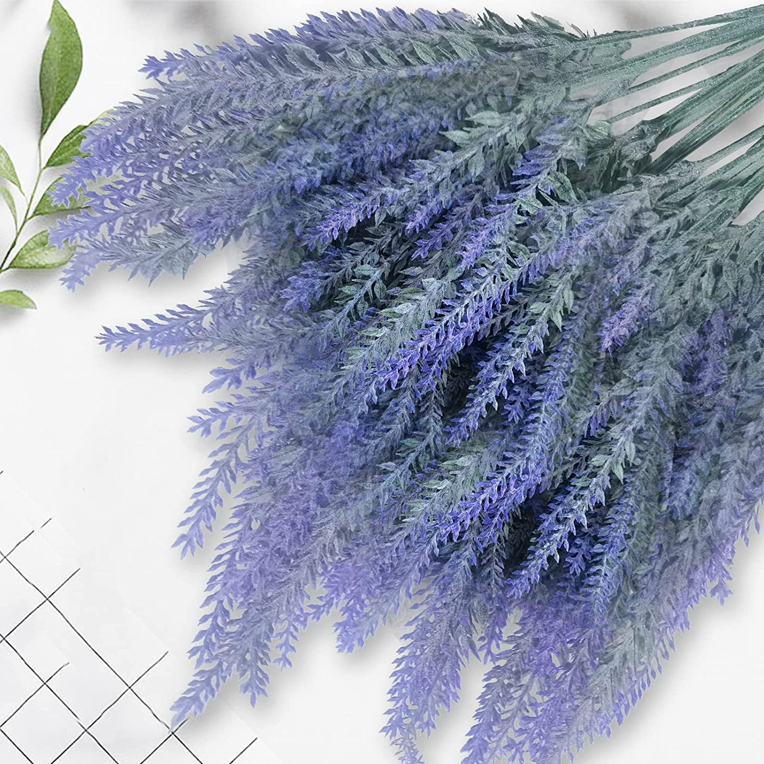 10 Bundles Artificial Lavender Flowers Artificial Flowers and Plants UV ...