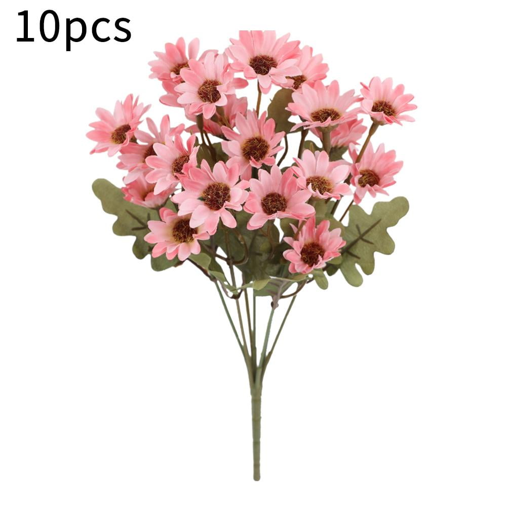 10 Bundles Fake Mums Fall Flowers, Artificial Fall Flowers Fake Mums ...