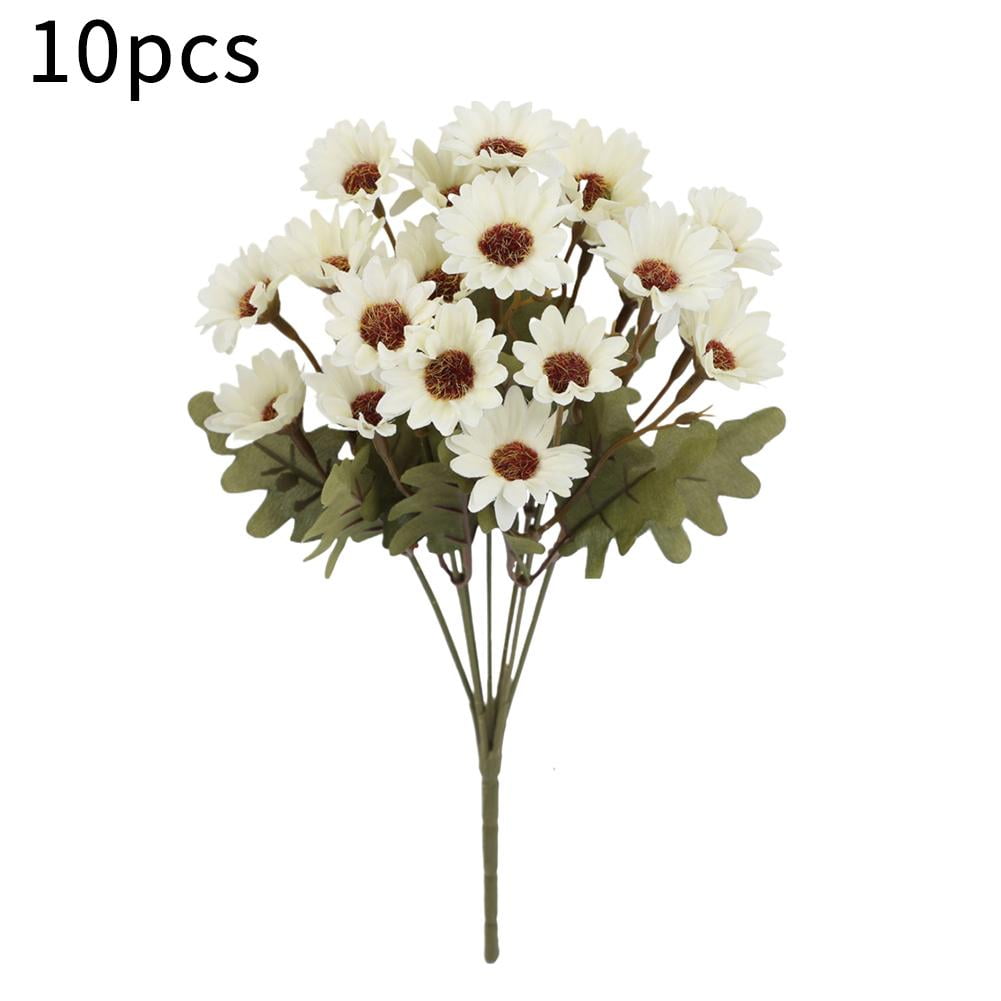 10 Bundles Fake Mums Fall Flowers, Artificial Fall Flowers Fake Mums ...