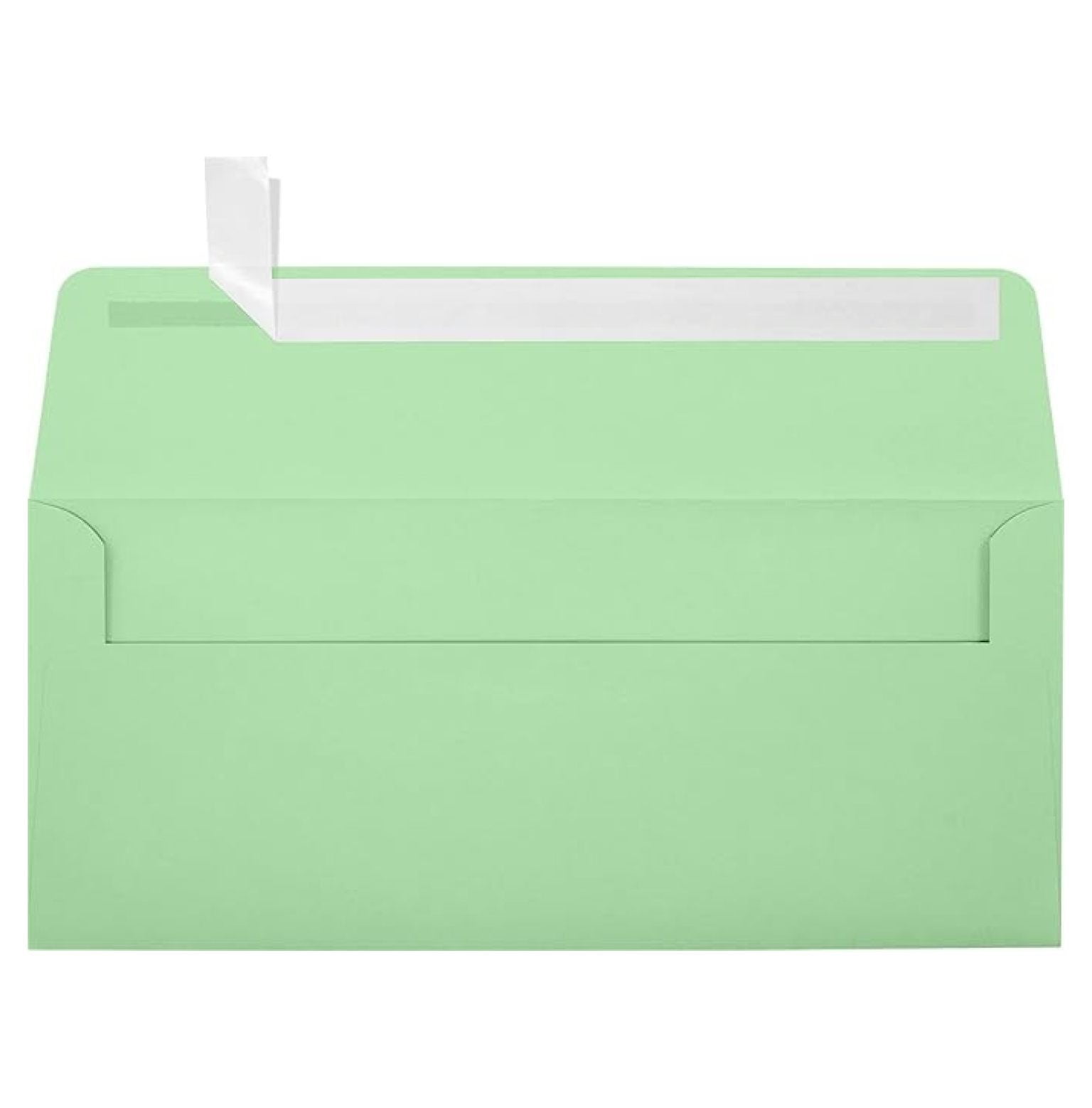 #10 Business Envelopes | 4 1/8" x 9 1/2" | Pastel Green | 60lb. Text ...