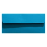 #10 Business Envelopes | Peel & Press | 4 1/8" x 9 1/2" | Pool Blue | 80lb. Text | 50 Qty ...