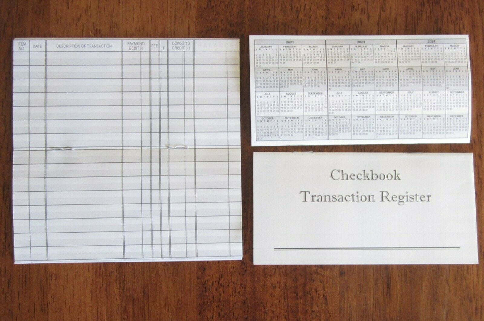 10 CHECKBOOK TRANSACTION REGISTERS CALENDAR 2023 2024 2025 CHECK BOOK ...