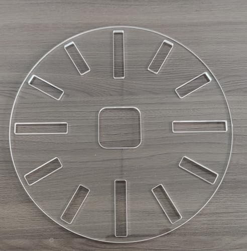 10" Calibre Clock Template Handle Router Template Woodworking 1/4 ...