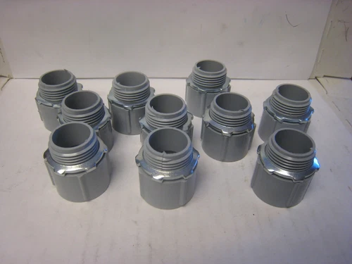 10 Cantex 5140104U Pvc Male Terminal Adapter With Nuts 3/4" Dia ...