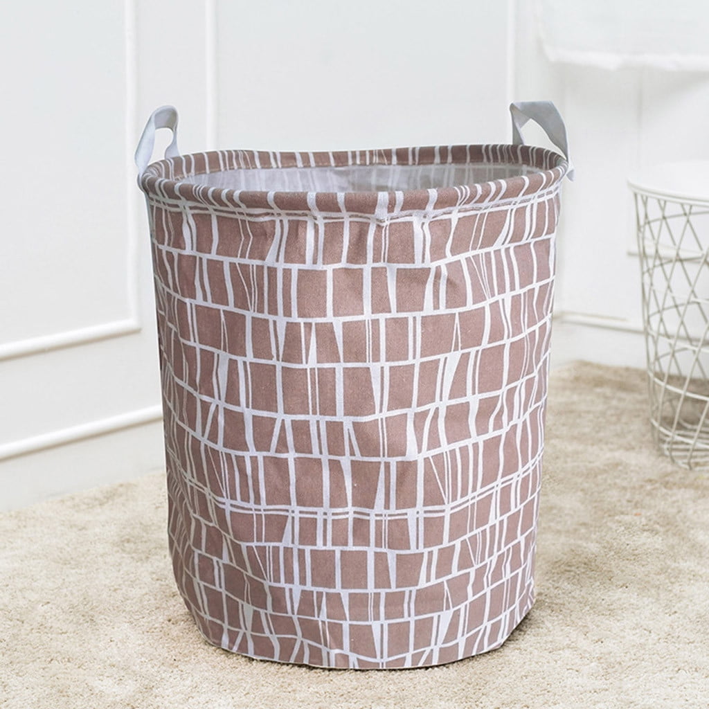Under 10,Canvas Laundry Basket, Folding Storage Box, Collapsible Design ...