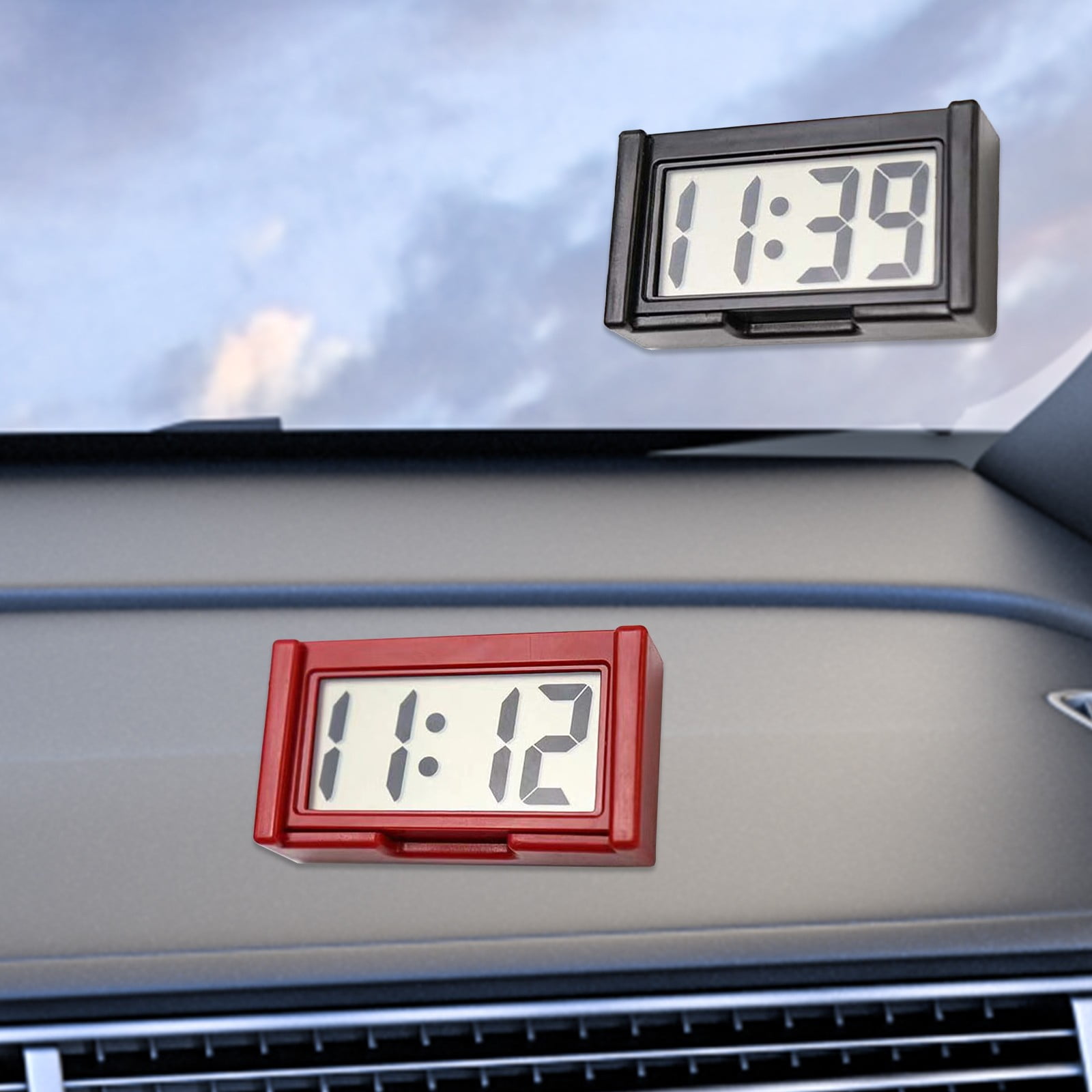 Under 10, Car Clock, Digital Display, Screen Paste, Mini Electronic ...